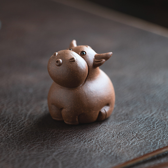 Cow Tea Pet - Traditional Handmade Bull Tea Pet | Teasenz