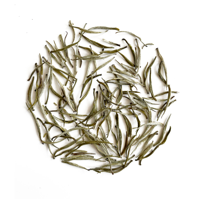 white tea leaf