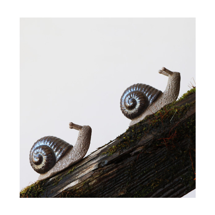 Ceramic Snail Tea Pet – Slow Sipper Snail Ornament | Teasenz