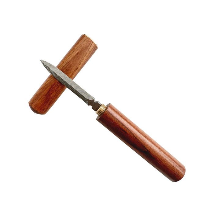 Damascus Pu Erh Tea Knife - Tea Pick - Tea Needle | Teasenz