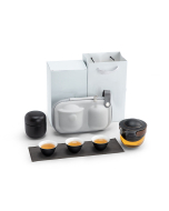 Teapot Warmer Set - Glass Tea Set with 4 Small Tea Cups - Yiwuyao