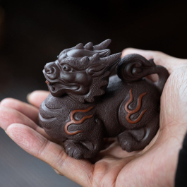 Fire Qilin Creature Tea Pet - Dragon Tea Pet | Teasenz