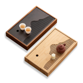 Modern Bamboo Gongfu Tea Table - Small/Medium/Large Size| Teasenz